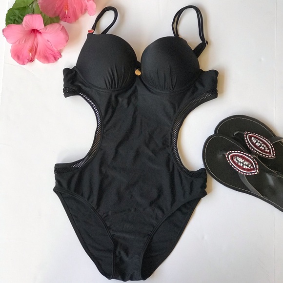 Swim | Onepiece Monokini Black Swimsuit Bathingsuit | Poshmark